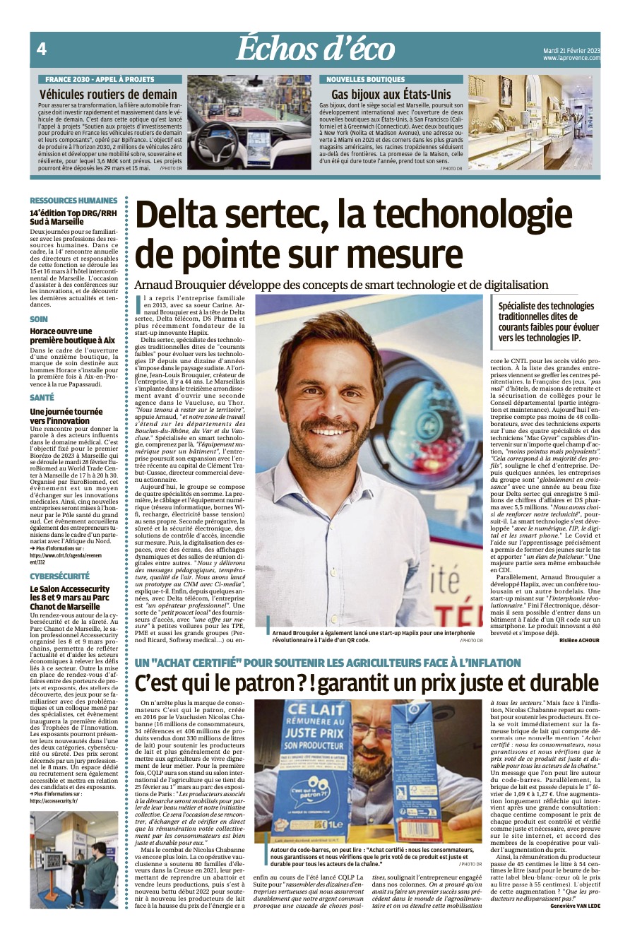 Delta sertec, la techonologie de pointe sur mesure - Delta Sertec